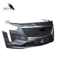 China Parts Customization For Cadillac CT6 Front Bumper Material Grill Assembly Accessories Front Car Bumper Auto Parts for sale