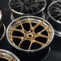 China Customized Luxury Monoblock 2 Piece 3 Piece Forged Alloy Wheels For High End forged WHEELs Racing Cars for sale