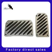 China Accept Custom Cheap Good Quality Aluminium Alloy Non-Skid Pedal Pad Accelerator Foot Pedal For Universal Car for sale