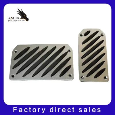 China Accept Custom Cheap Good Quality Aluminium Alloy Non-Skid Pedal Pad Accelerator Foot Pedal For Universal Car for sale