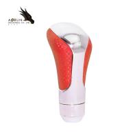 China Car Accessories Universal Leather Car Gear Shift Knob Automatic Gear Shift Knob Steering Wheel Knob for sale