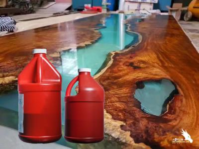 China Crystal Clear Epoxy Resin Flooring Coating for Anti Dust Concrete floor insulation Epoxy Floor Paint and Metallic Floor for sale