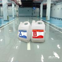 China Aorun Dust Off Epoxy Floor Resin 1:1 AB Self Leveling Concrete Floor Coating for sale