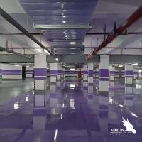 China Satin Matte Epoxy Floor Resin 150 RAL Color Floor Paint Epoxy Resin for sale