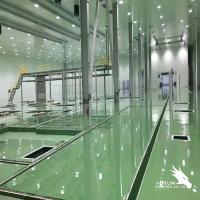 China OEM 100 Solids Epoxy Floor Coating Self Defoaming Alkali Resistant for sale