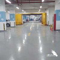 China OEM 100 Solids Epoxy Floor Coating Self Defoaming Alkali Resistant for sale