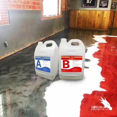 China Waterproof Liquid Glass 2 Part Epoxy 3D Floor Sticker Impact Resistance for sale