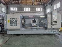 China Heavy Duty Horizontal Lathe with Grinding Wheel 1000mm Swing Over Bed 10 Ton Capacity for sale
