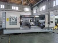 China Heavy Duty Horizontal Lathe with Grinding Wheel 1000mm Swing Over Bed 10 Ton Capacity for sale