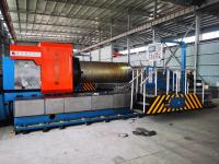 China Cathode Roller Turning Heavy Horizontal CNC Lathe Machine With 2 Cutting Tool Turrets for sale