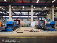 China Cathode Roller Turning Heavy Horizontal CNC Lathe Machine With 2 Cutting Tool Turrets for sale