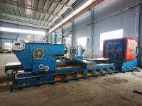 China Cathode Roller Turning Heavy Horizontal CNC Lathe Machine With 2 Cutting Tool Turrets for sale