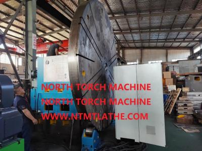 China Heavy Duty Horizontal Flange Lathe For Machining 5000 Mm Flange Flywheel for sale