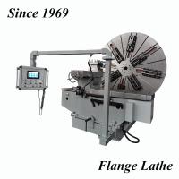 China Flange Turning Facing Horizontal Lathe For Machining 5000 Mm Diameter Flywheel for sale