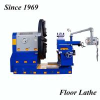 China Flange Turning Facing Horizontal Lathe For Machining 5000 Mm Diameter Flywheel for sale