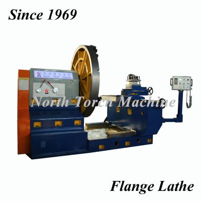 China Mechanical Engine Flange Lathe For HDPE Metal Flange High Performance for sale