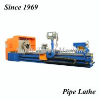China CNC Pipe Threading Lathe Machine Big Spindle Bore 190mm 3000mm Max Length for sale