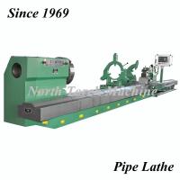 China CNC Pipe Threading Lathe Machine Big Spindle Bore 190mm 3000mm Max Length for sale