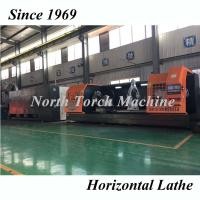 China Large Horizontal CNC Lathe Stable Performance For Turning Shaft Parts for sale