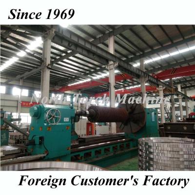 China CNC Roll Turning Lathe Machine CK84125 1250mm Max Diameter 12m Workpiece Length Heavy Duty for sale