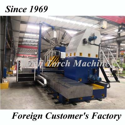 China CNC Roll Turning Lathe CK84 Series 4 Guide Rails Max 20000mm Workpiece Length for sale