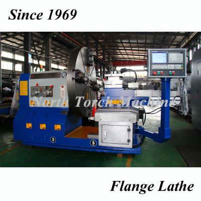 China Turning Flange Lathe Flat Bed Engine Geared Floor Type With 1400 Mm Swing for sale