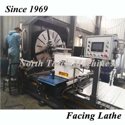 China Universal Facing Lathe for HDPE Flange Mold Turning, 2000mm Swing Diameter, 15-37KW for sale
