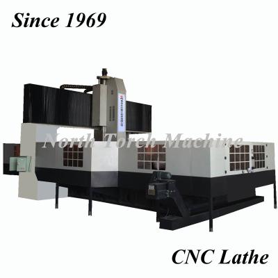 China High Precision Gantry Milling Machine , Cnc Metal Lathe Long Working Life for sale
