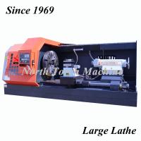 China Industrial Horizontal Lathe Machine With 2 Guide Rails For Turning Crankshaft for sale