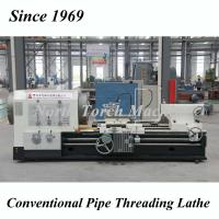 China Flat Bed Pipe Threading Lathe Machine 355mm Spindle Hole for Heavy Duty Threading for sale