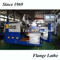 China CNC Floor Type Flange Lathe CW6025 2500mm Swing High Durability for sale