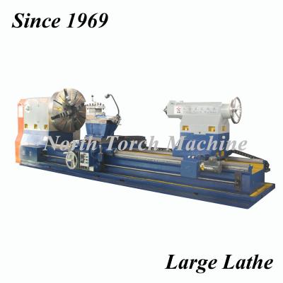 China Heavy Duty Conventional Lathe Machine CW61125 1250mm Swing for Marine Propeller Shaft Turning for sale