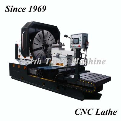 China Horizontal Facing CNC Lathe CK64125 1250mm Swing Heavy Duty Metal Turning Machine for sale