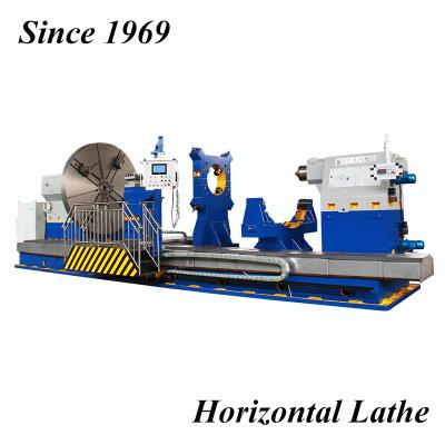 China Cnc 60T Workpiece Turning Shaft Horizontal Lathe Machine for sale