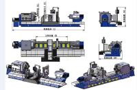 China Cnc 60T Workpiece Turning Shaft Horizontal Lathe Machine for sale