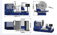 China CK64250 1000mm Workpiece Turret Cnc Turning Lathe Machine for sale