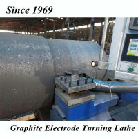 China Heavy Duty Horizontal CNC Lathe 1600mm Swing Diameter 8000mm Length for Graphite Electrode Turning for sale