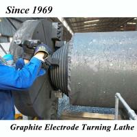 China Heavy Duty Horizontal CNC Lathe 1600mm Swing Diameter 8000mm Length for Graphite Electrode Turning for sale