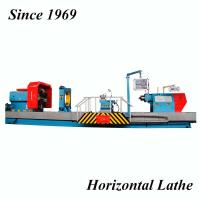 China Heavy Duty Horizontal Lathe Machine 40T for Graphite Electrode Tapping Threading Shaft Turning for sale