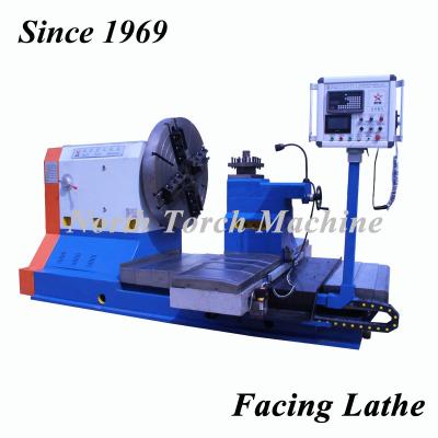 China DRO System Manual Horizontal Facing Lathe Machine 1250mm Swing 15kW for sale