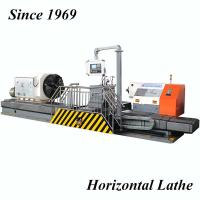China Heavy Horizontal Roll Turning CNC Lathe For Casting Roller Cylinder Shaft for sale