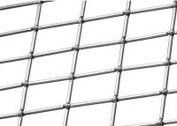 China Stainless Steel Panels 15mm Lock Crimp Wire Mesh 2x2 Plain Weave for sale