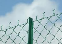 China 25-100mm Chain Link Wire Mesh / 25m Diamond Chain Link Fence For Garden for sale