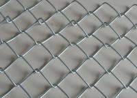 China 30m Woven Chain Link Mesh Fence / Galvanized Diamond Wire Mesh for sale