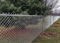 China 25-100mm Chain Link Wire Mesh / 25m Diamond Chain Link Fence For Garden for sale