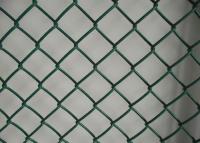 China Black PVC Coated Chain Link Mesh Fence 1mm-7mm Wire Diameter Waterproof for sale