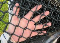China Black PVC Coated Chain Link Mesh Fence 1mm-7mm Wire Diameter Waterproof for sale