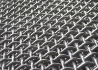 China SS304 Plain Crimped Wire Mesh Fence Carbon Steel Mining Screen Mesh for sale