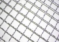 China Intermediate Crimped Wire Mesh SS316L SS310 Width Customized for sale