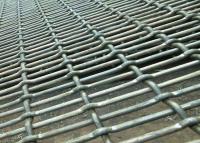 China Flat Top Decorative Woven Wire Mesh 10m - 30m Roll Length Color Customized for sale